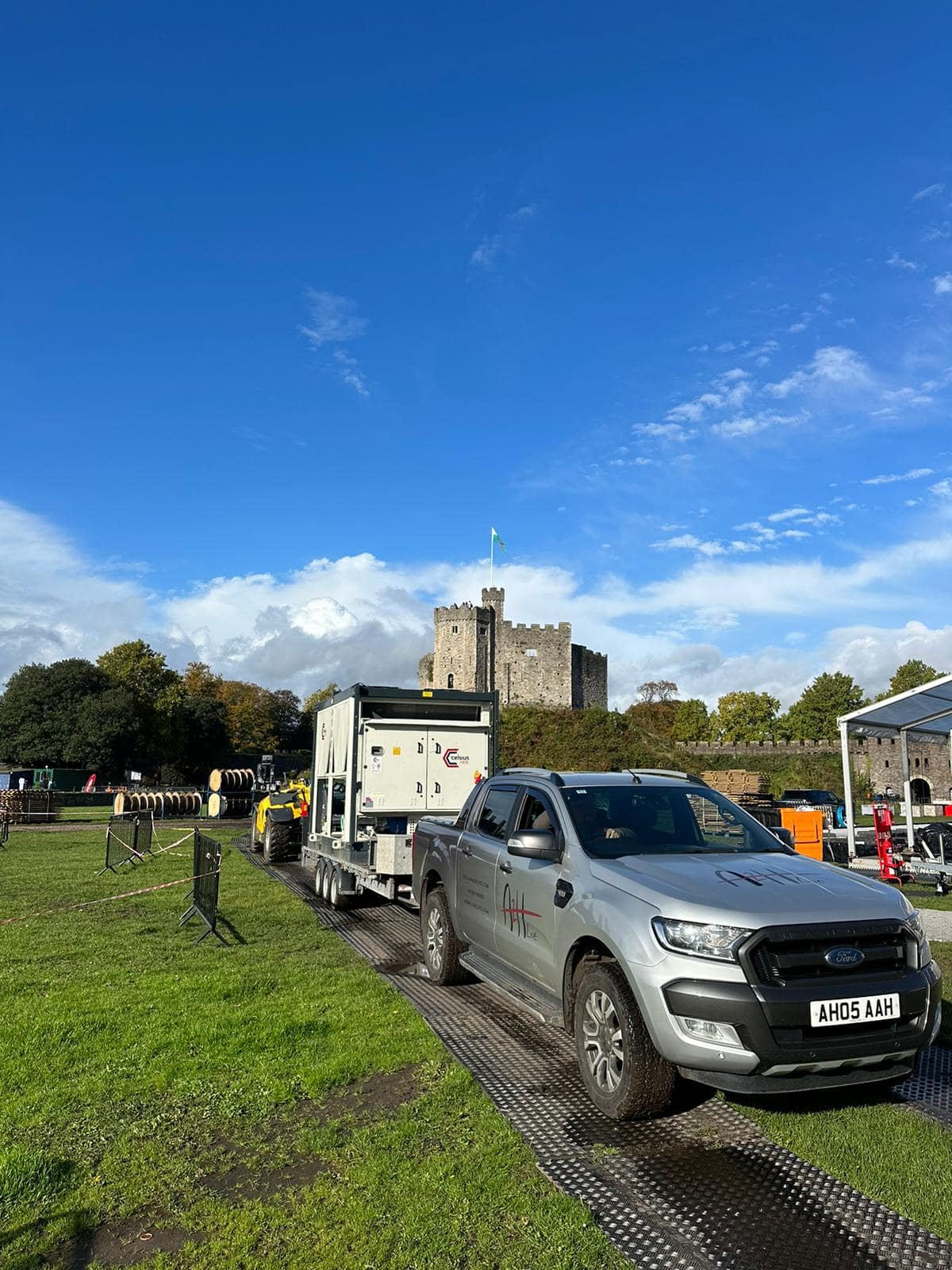 Castle Requires Large Chiller Hire for Ice Rink Season - Celsius Hire