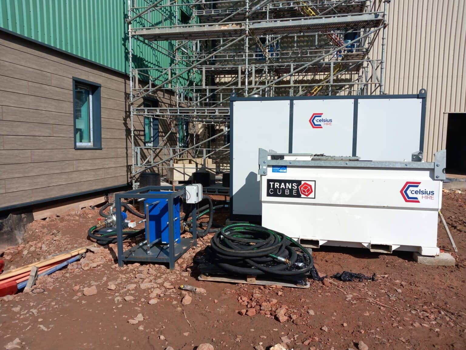 Construction Site Heating | Boilers & Heaters | Celsius Hire
